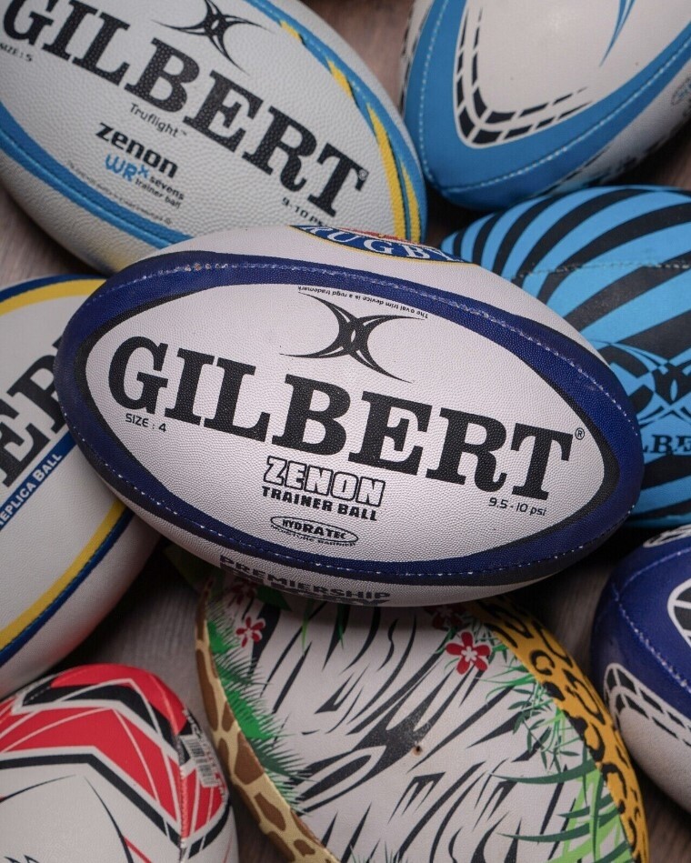 Gilbert Rugby Training Balls Bulk Packs x 20, 10 + Singles Size 3 4 5 ...