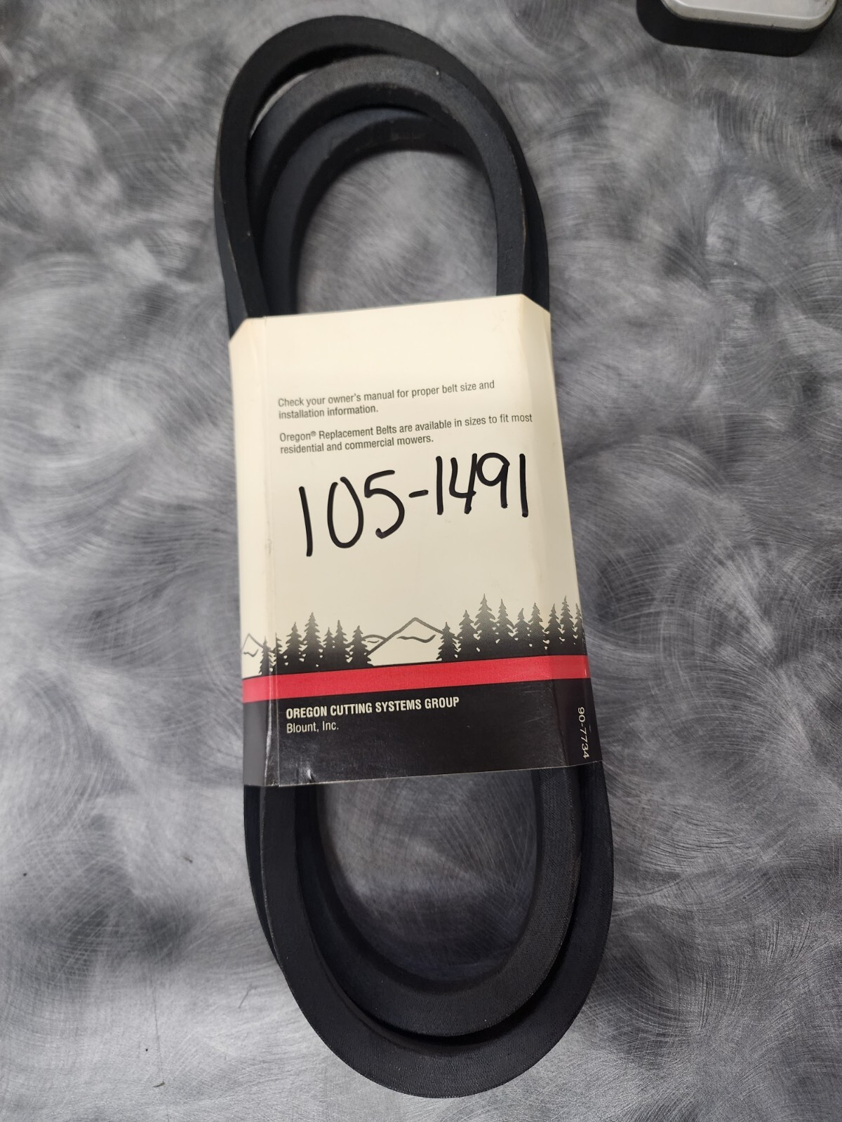 GENUINE OEM TORO PART # 105-1491 V BELT FOR HOLLAND GT SERIES REPL. 95 ...