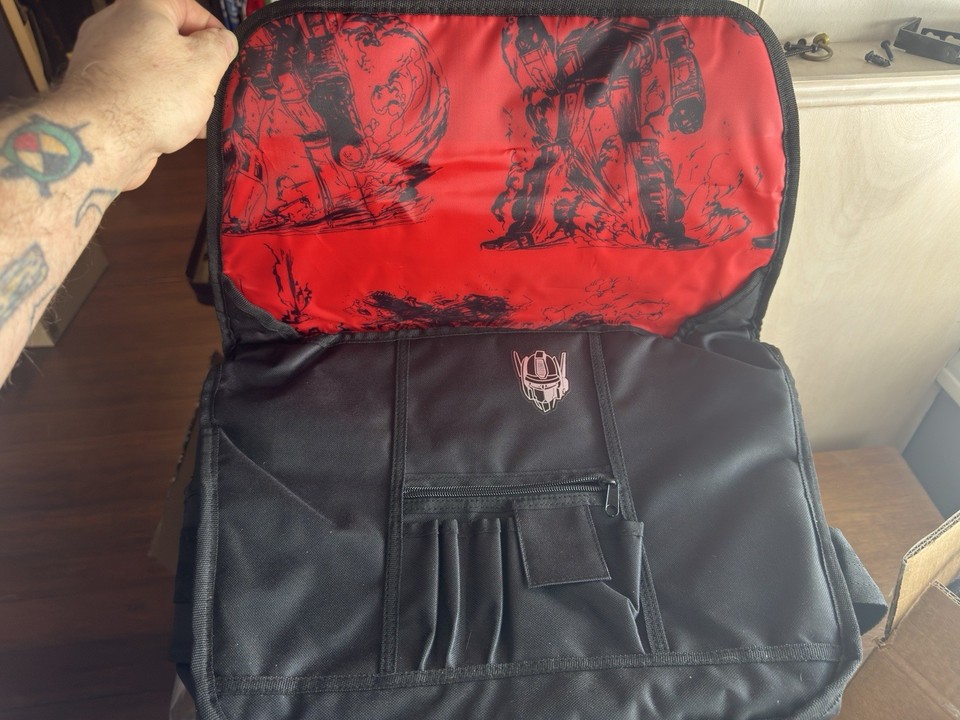 Transformers Loot Crate Messenger Bag Autobot Black Buckle Closure ...