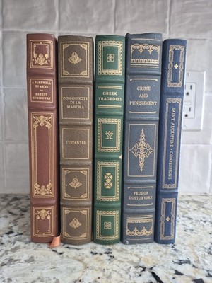 Franklin Library Lot of 5 Collector's Library books Vintage Decor Books ...