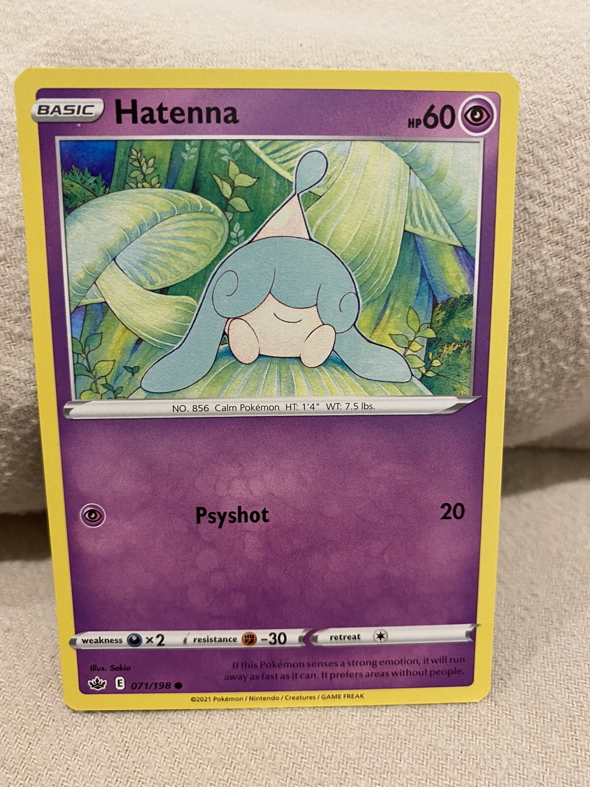 Hatenna 071/198 Common | SWSH: Chilling Reign | Pokemon Card | eBay