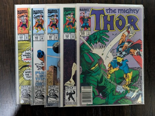 Thor #358 444 447 448 449 Lot of 5 Marvel Comics 1985 | eBay