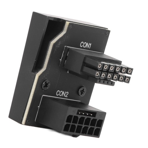 12VHPWR 180 Degree Angle Adapter RVS Type Reversed 12+4 Pin Graphics ...