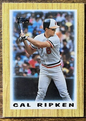 Cal Ripken Jr. 1987 Topps Mini Leaders #40 Baltimore Orioles HOF IRON ...