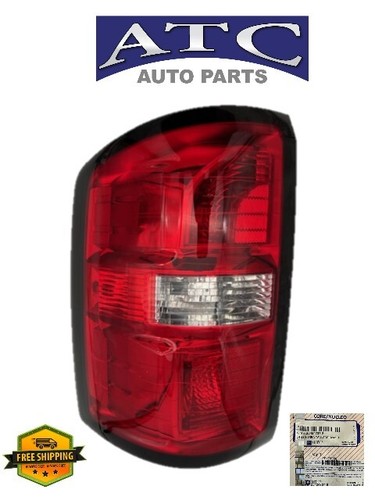 23424737 OEM LEFT DRIVER SIDE TAIL LIGHT 2014-2018 GMC SIERRA 1500 2500 ...