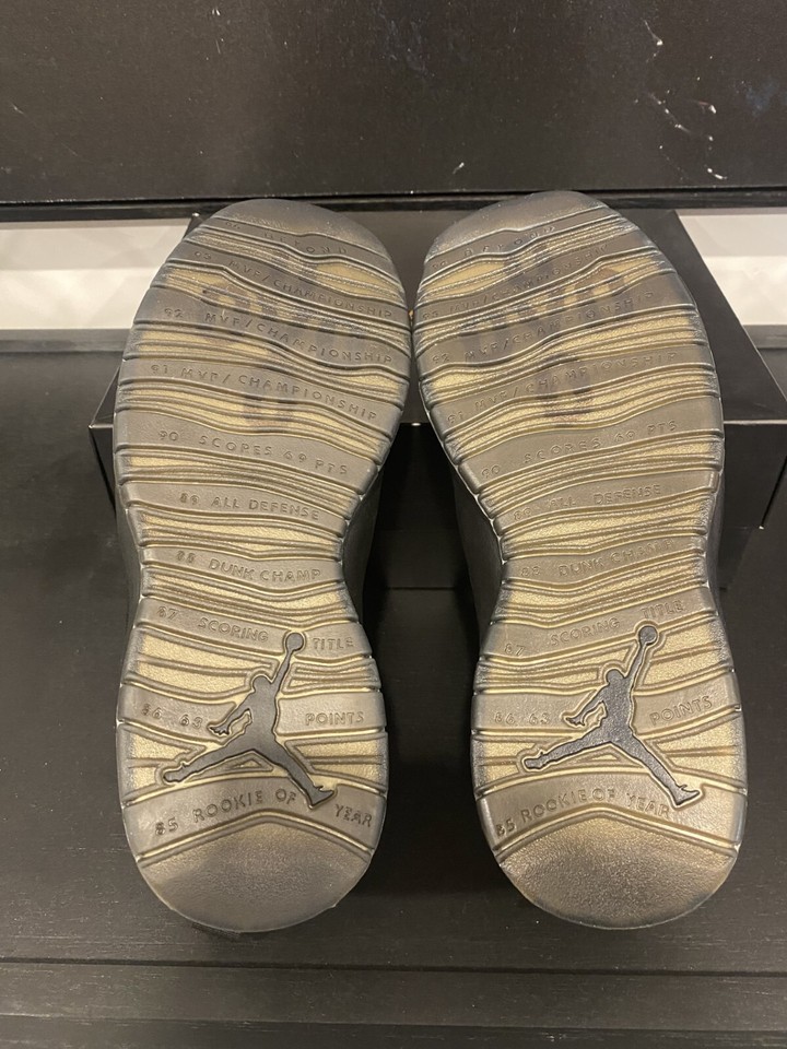 Size 11 - Air Jordan 10 Retro Drake OVO Black (2016) Nike US11 Mens ...