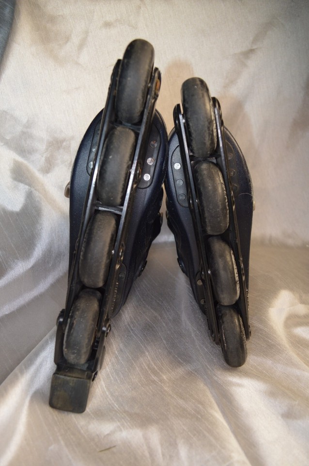 Rollerblade 70 Mm Wheels Inline Skates Size 4 Black/Blue | eBay