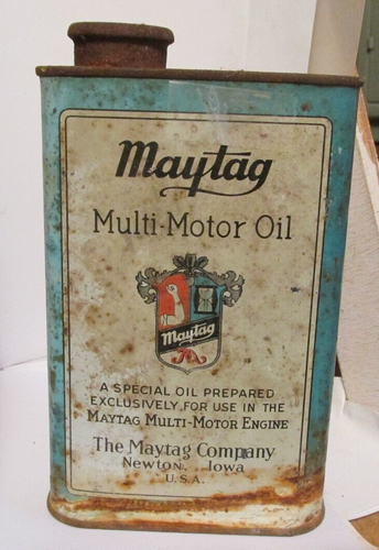 vintage tin Maytag Multi motor oil for Maytag multi motor engines ...