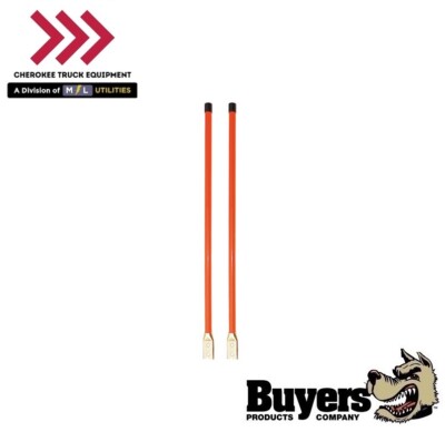 Buyers Products 1308105 3/4 x 28" Orange Bolt-On Bumper Marker Sight ...