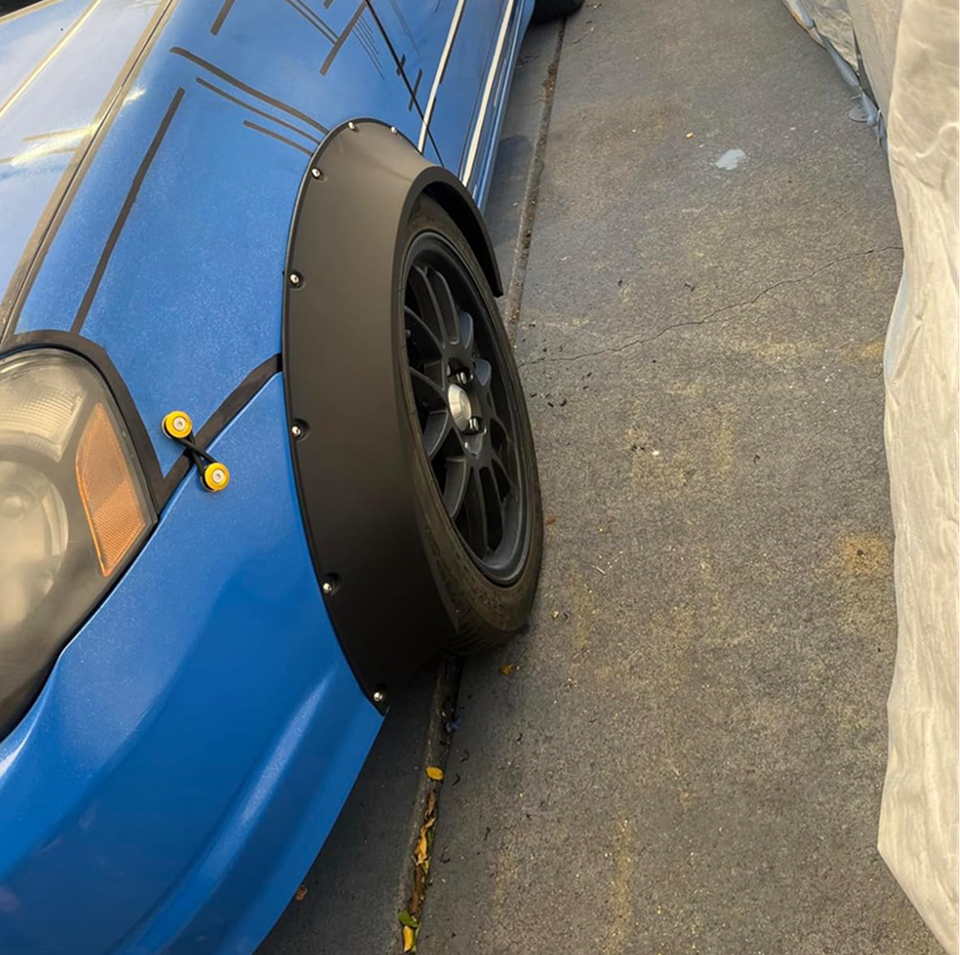 4PCS Fender Flares Wheel Arches Wide Body Kit For Mini Cooper S R53 R56 ...