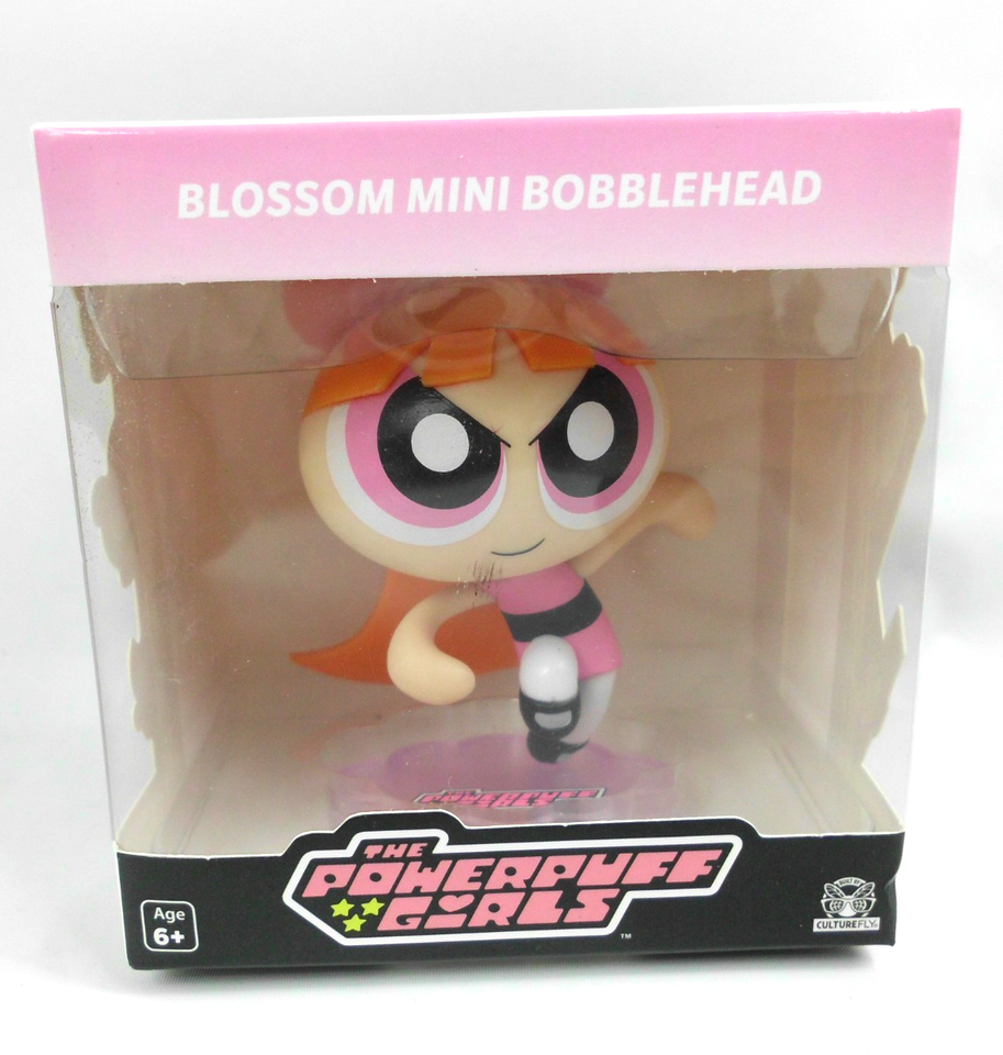 Powerpuff Girls Blossom Buttercup Bubbles Mini Bobble Head Figure Set ...