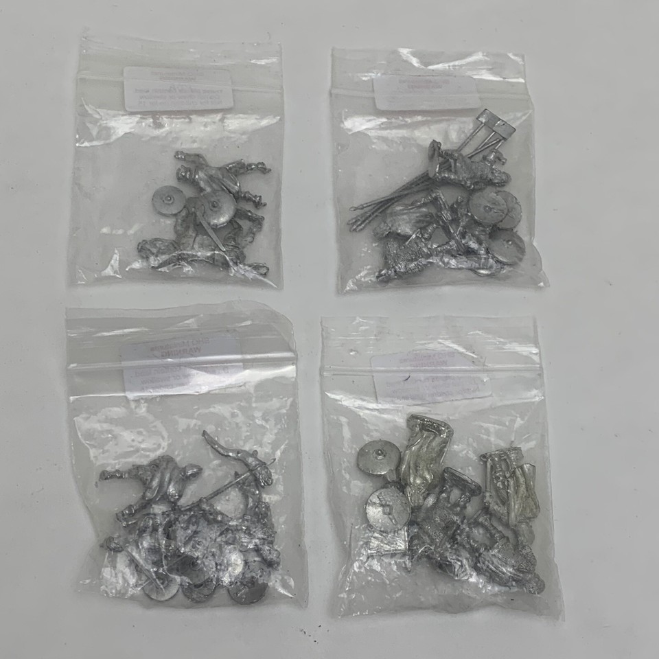 12x SHQ Miniatures + Horse - Metal Unpainted War Battle Military 20mm ...