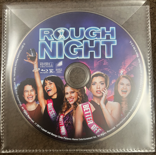 Neuf Rough Night (2017) - Disque Only En Plastique Transparent ...