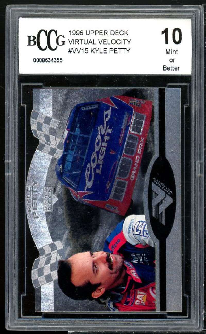 Kyle Petty Card 1996 Upper Deck Virtual Velocity #w15 BGS BCCG 10 | eBay