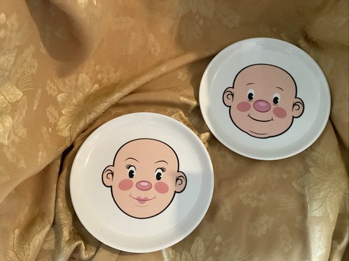 Fred Plays With His Food Face Plates (Set of 2) 8.5” Ceramic | eBay