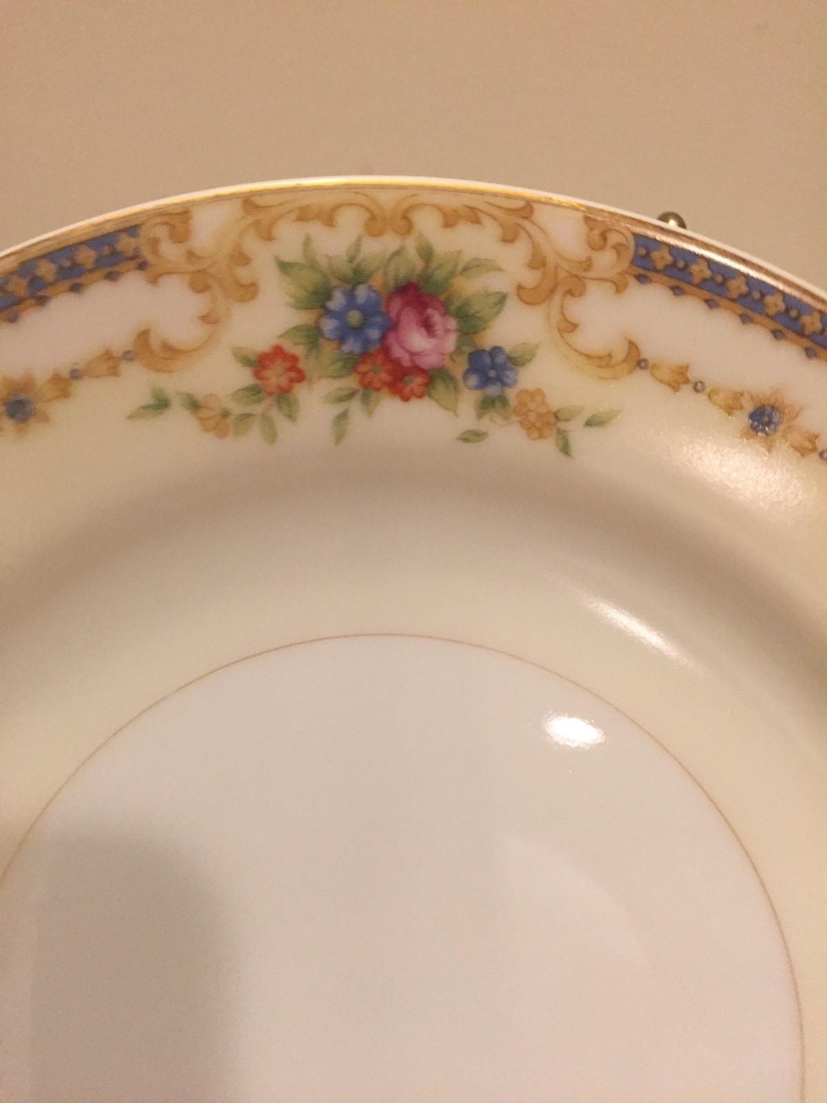 KONGO STS JAPAN HAND PAINTED FLORAL CHINA KON16 Bread Butter Plate(s ...