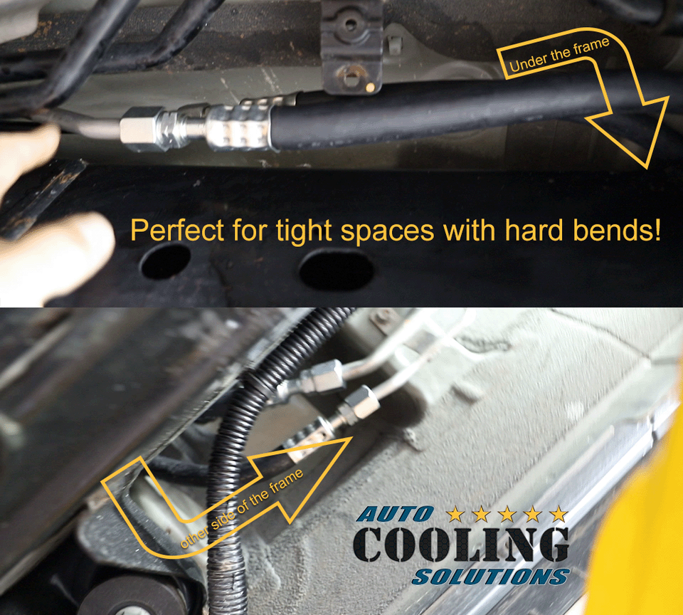 AC Line Repair Kit to repair 3/8" AC Tube (12" Long), AC Hose Repair EZ ...