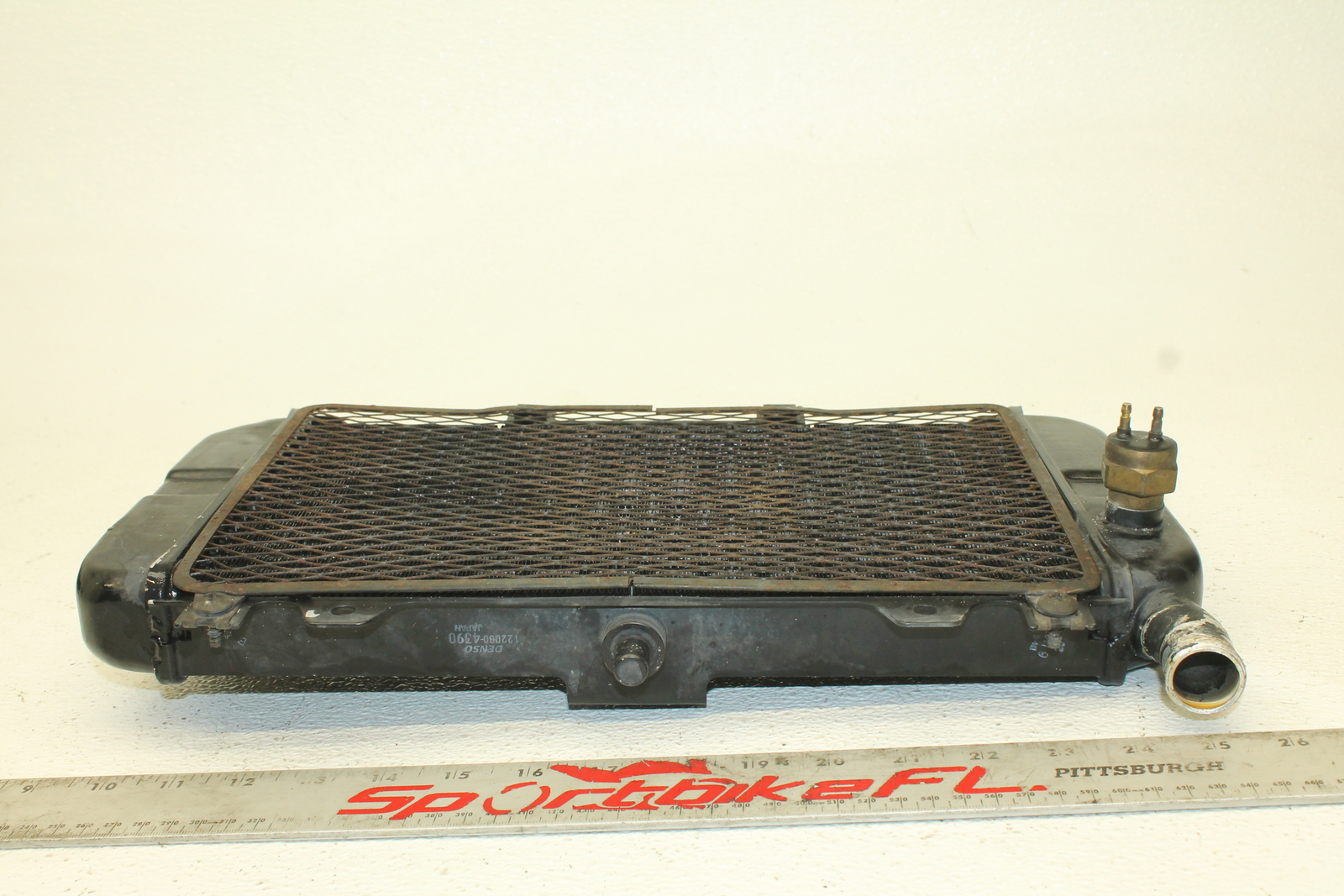 97-04 KAWASAKI NINJA ZX-6 ZX6 600 ZX600E ENGINE RADIATOR MOTOR COOLER ...