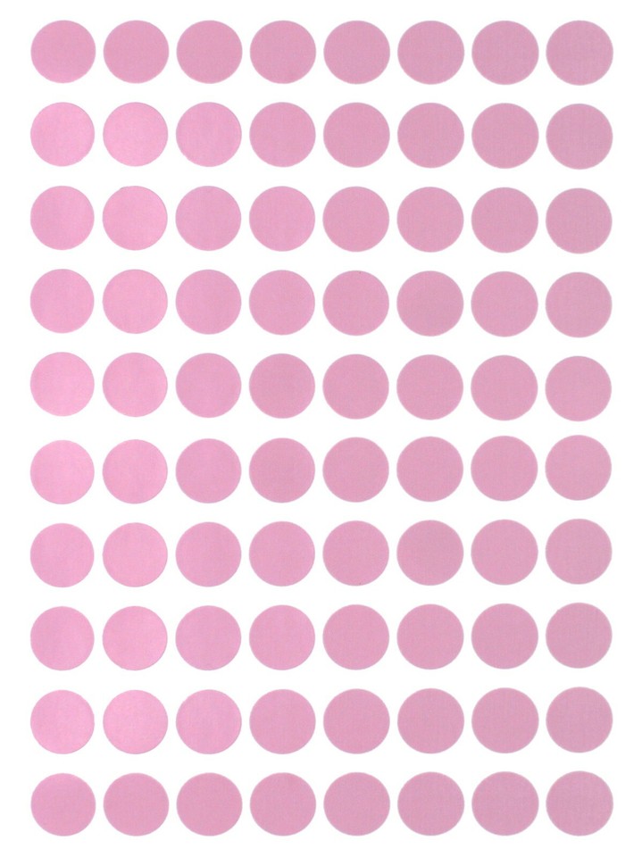 Dot Stickers Pastel Pink in Various Sizes (8MM-25MM) Color Label in 15 ...