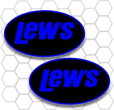 Lew's Blue Boat Fishing Graphics Marine Decals Professional Vinyl | eBay