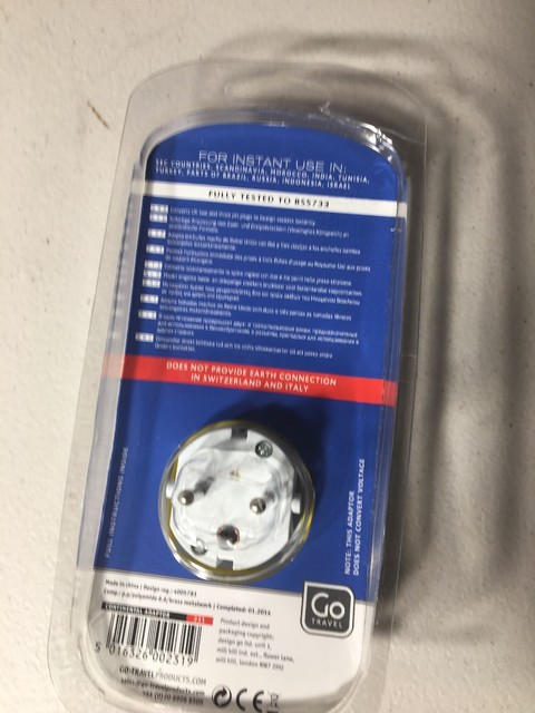 Itech UK to EU Travel Adaptor - White for sale online | eBay