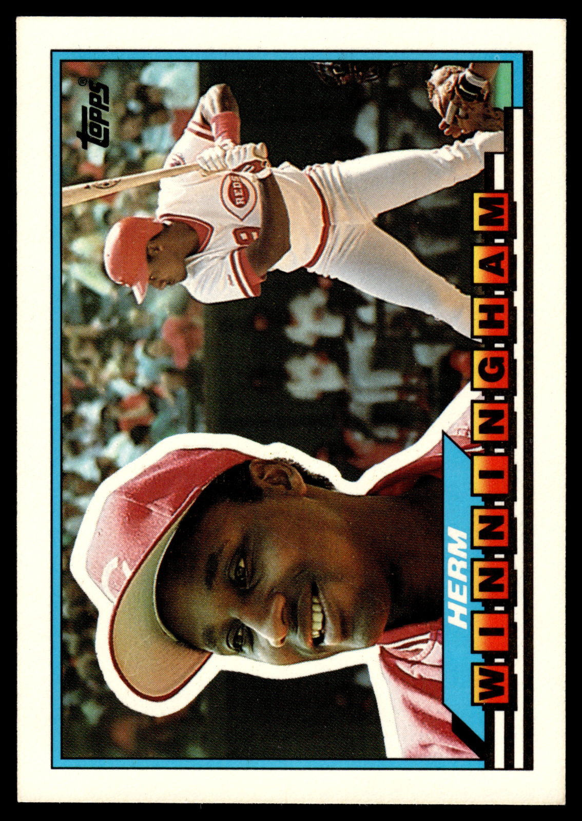 1989 Topps Big #94 Herm Winningham Cincinnati Reds | eBay