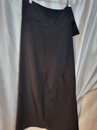 handmade plain clothing Amish mennonite apron black floral M/L w32 L 39 ...
