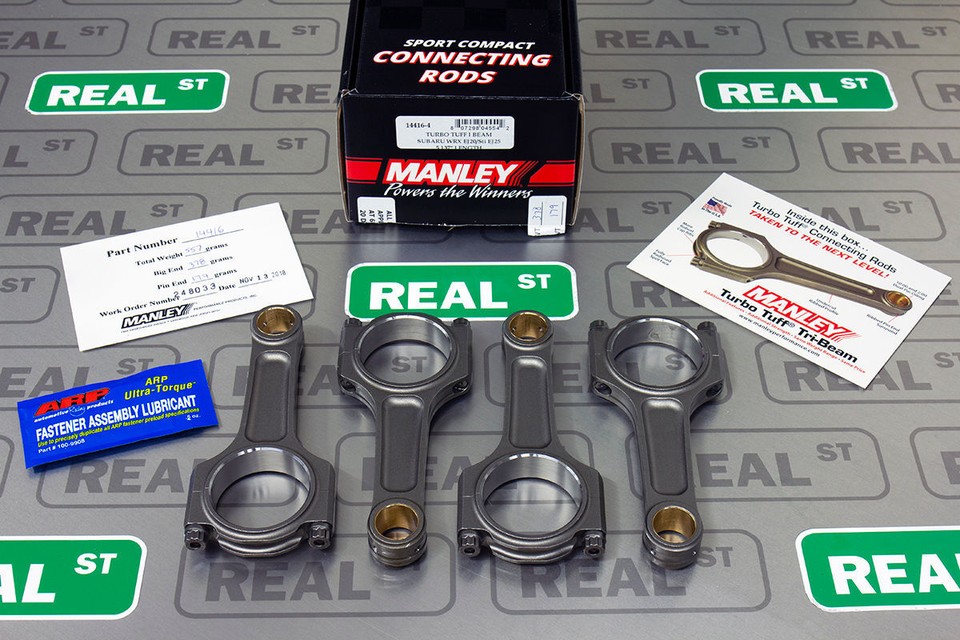 JE FSR Pistons Manley IBeam Rods for Impreza WRX 2.0L EJ20 EJ205 92.5mm ...
