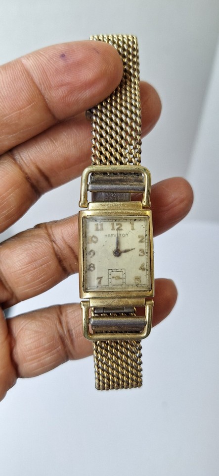 VINTAGE HAMILTON BAILEY 925 14 K GF 19 JEWELS MEN’S WATCH, NOT WORKING! | eBay