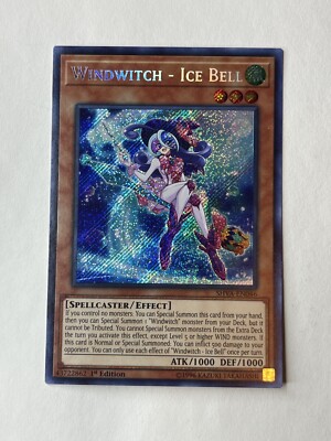 Yu-Gi-Oh! Windwitch - Ice Bell SHVA-EN046, 1st Edition, Secret Rare, NM ...