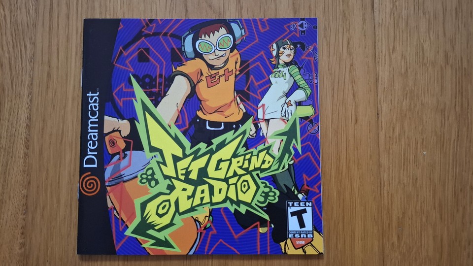 SEGA DREAMCAST JET GRIND RADIO NTSC USA USED CIB IMPORT DC US VERY GOOD ...