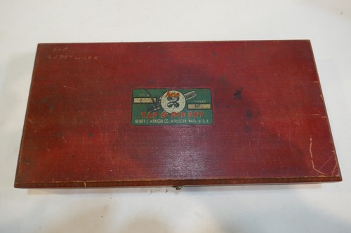 Vintage Ace Tap And Die Set With Wood Box Made In USA Hanson CO. No 2 ...