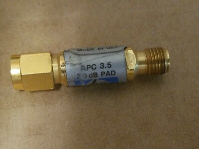 Keysight Agilent HP 85053-60001 20dB RF Attenuator 3.5mm(m-f) DC-26 ...