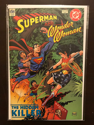 Superman and Wonder Woman UNICEF Comic The Hidden Killer With Stickers ...