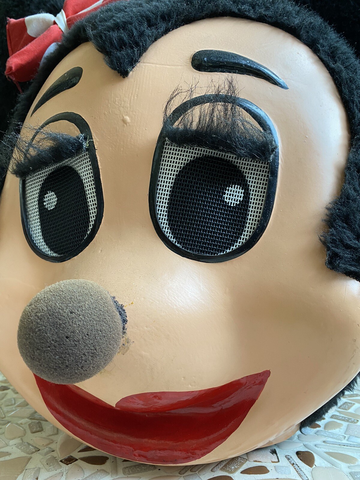 Rare Adult Minnie Mouse Mascot Costume Retro Vintage Rare Hard Shell ...