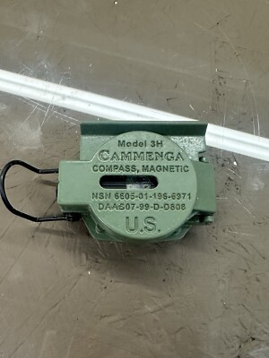 Cammenga Model 3h Tritium Lensatic Compass Olive Drab US Military Issue ...