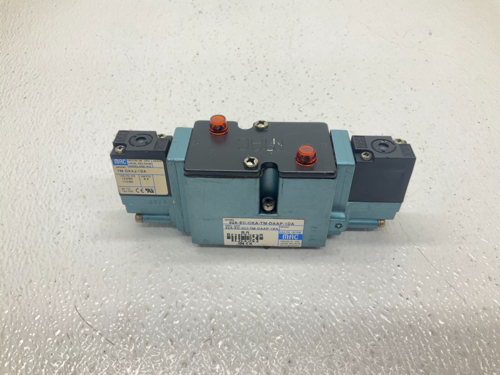 MAC 82A-EC-CKA-TM-DAAP-1DA Pneumatic Valve 110/120 V TM-DAAJ-1DA | eBay