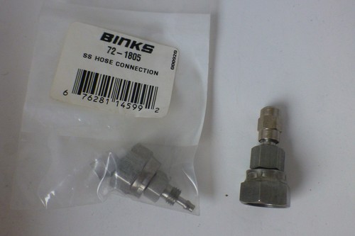 4- Binks 72-1805 ss hose connection (bin 194) | eBay