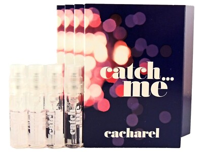 CACHAREL CATCH ME EDP 1.5ml .05fl oz x 4 PERFUME SPRAY SAMPLE VIALS | eBay