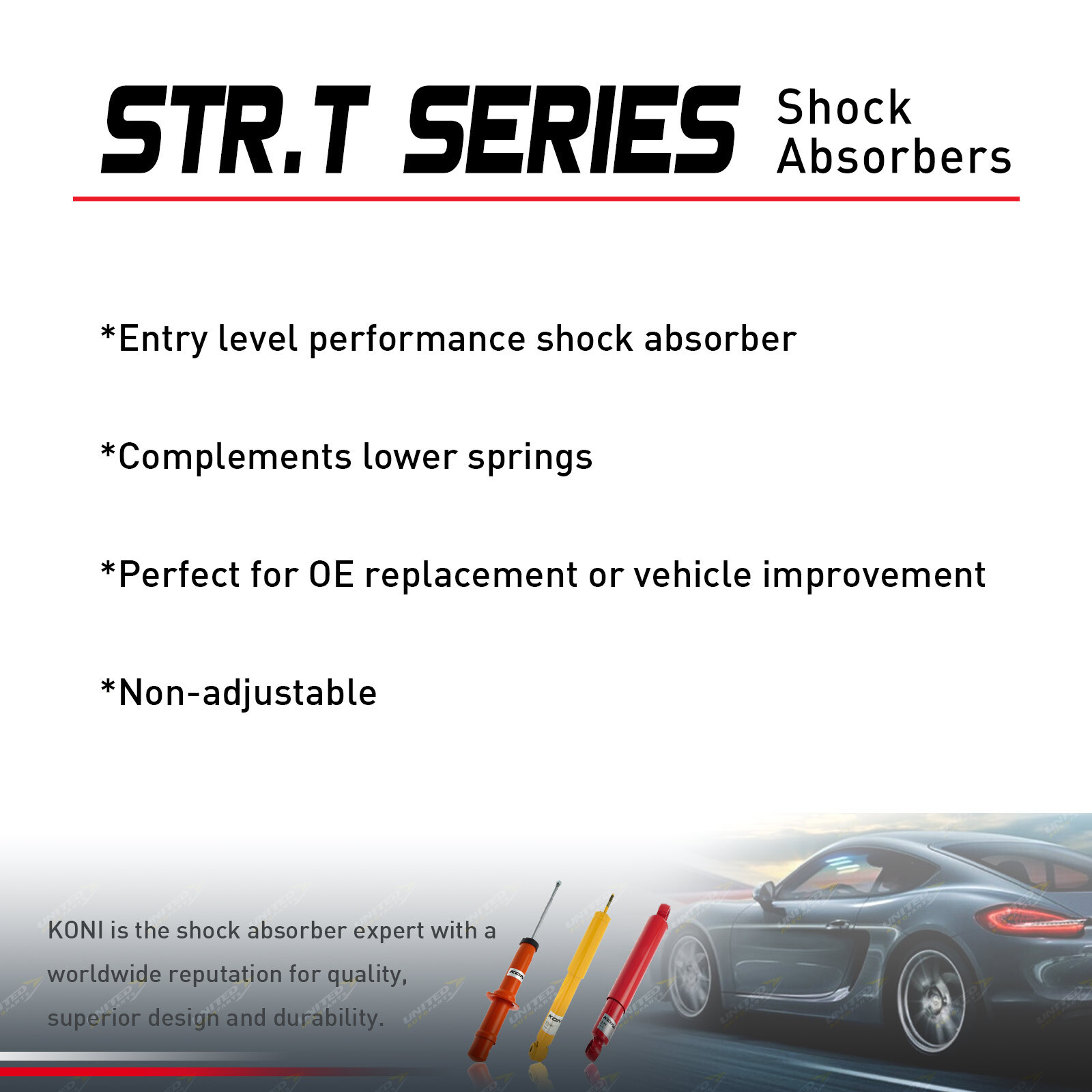 2 x Rear KONI STR.T Shock Absorbers for Ford Mondeo V Sedan Hatchback Wagon | eBay
