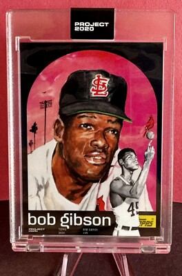 2020 Topps Project 2020 1959 Topps Bob Gibson by Jacob Rochester #202 ...