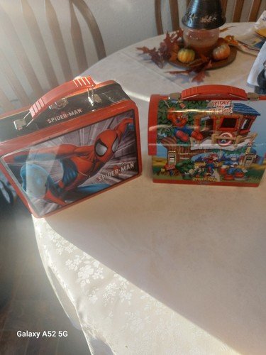 2 MARVEL SPIDERMAN LUNCH BOXES | eBay