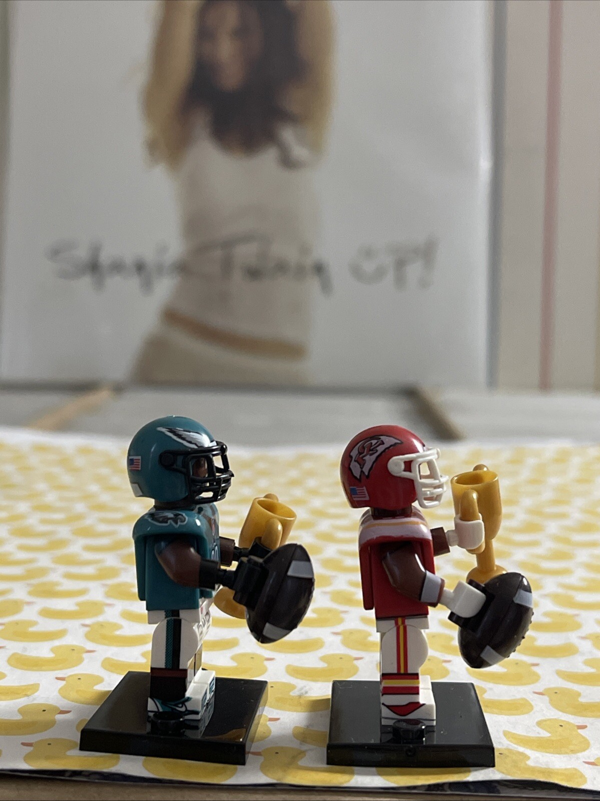 KANSAS CITY CHIEFS PHILADELPHIA EAGLES NFL PLAYER SUPER BOWL TROPHY ...