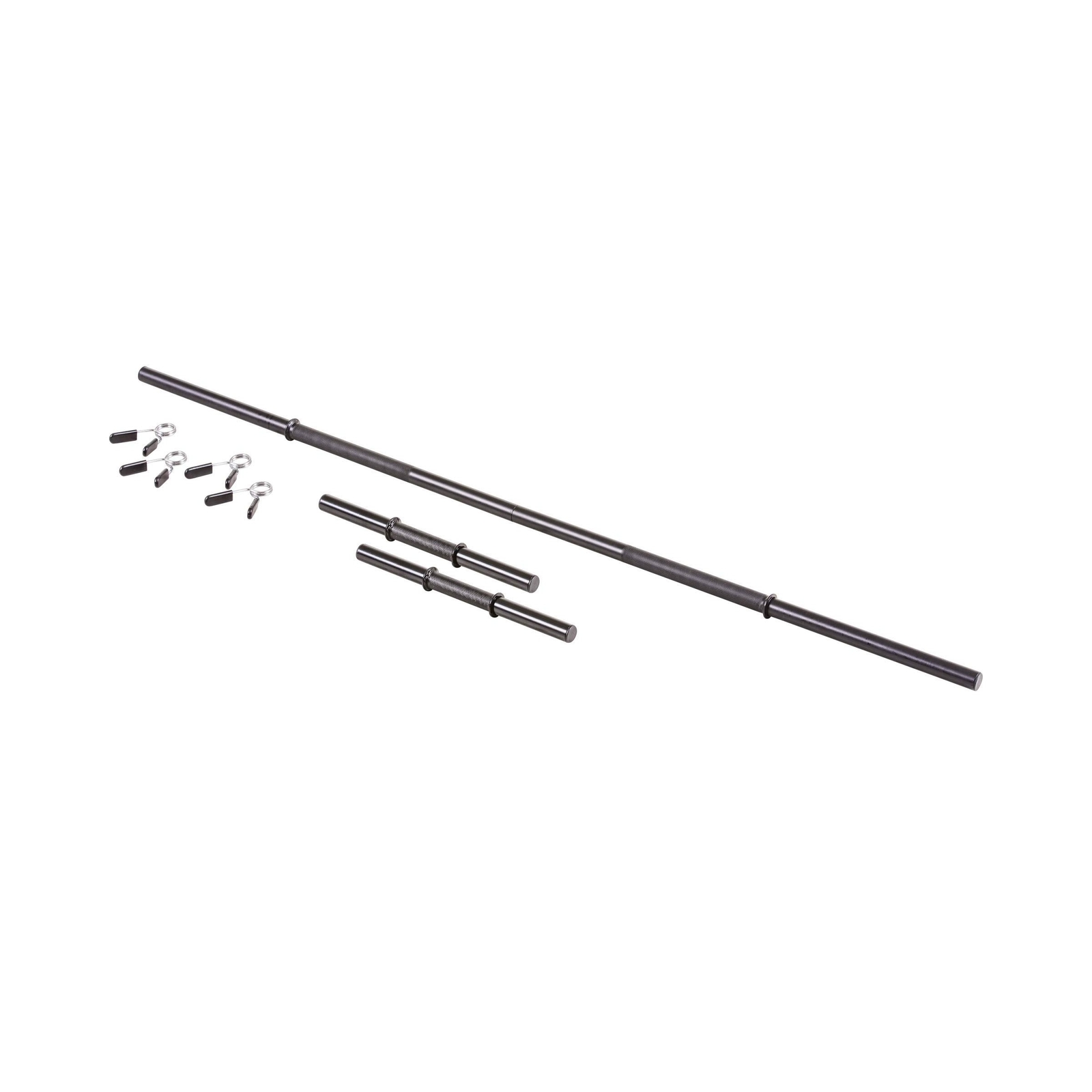 US Weight 105 lb Duracast Barbell Weight Set with two dumbbells and 6ft ...