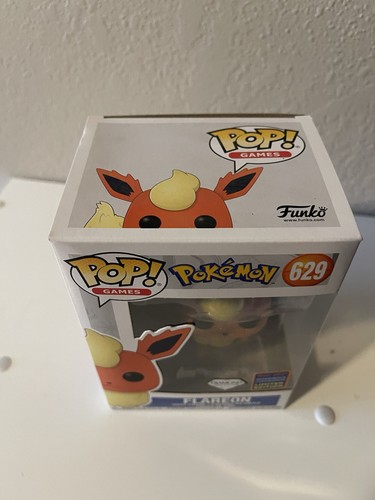 Funko Pop Pokemon 629 Flareon Diamond 2021 Wonderous Convention ...
