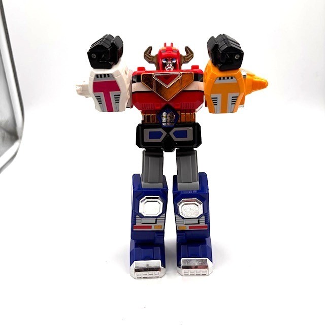 Vintage Mighty Morph Power Ranger Megazord Toy Red Blue Yellow White ...