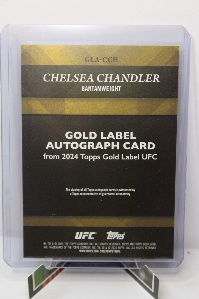 2024 Topps Gold Label UFC #GLA-CCH Chelsea Chandler Gold Label ...