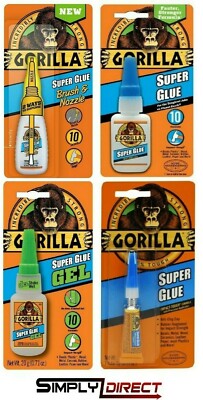 Gorilla Glue Super Glue Gel Brush Nozzle Strong Bond Impact Adhesive ...