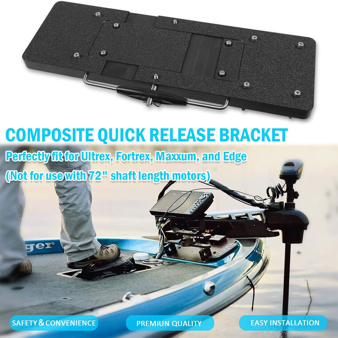 For Minn Kota Edge MKA-23 Ultra Composite Scissors Quick Release ...