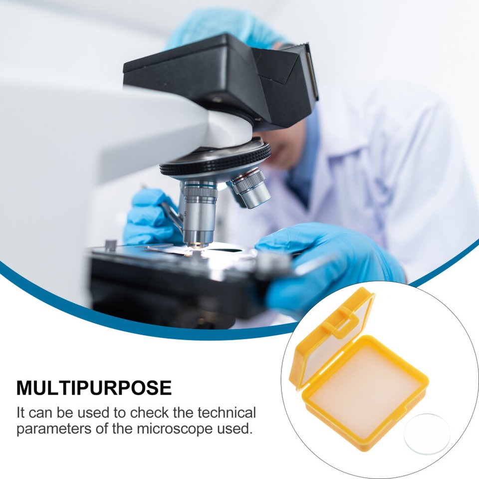 Ocular Micrometer Microscope Calibrator Eyepiece Ruler Slides | eBay